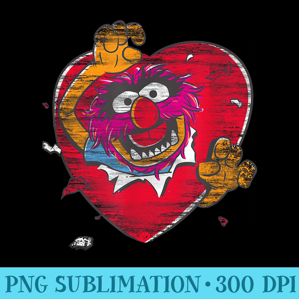 Disney The Muppets Valentines Day Animal Big Heart Poster - | Inspire ...