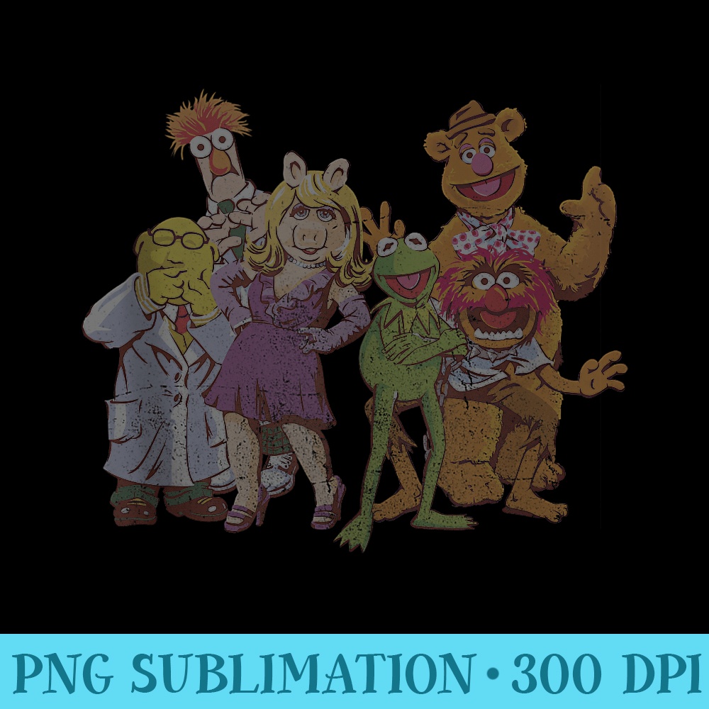 Disney Muppets Group Shot Illustrated - PNG Picture Download | Inspire ...
