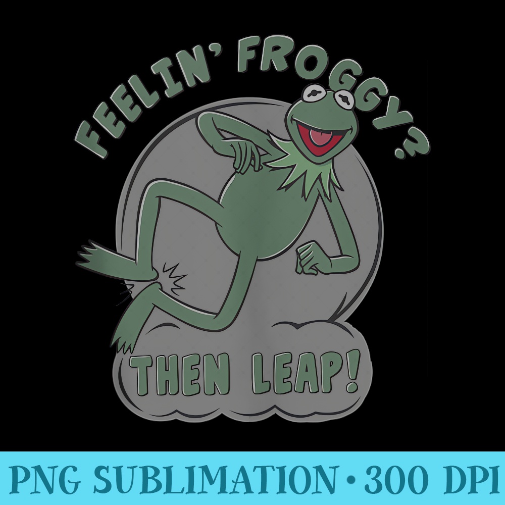 Disney The Muppets Feeling Froggy Then Leap Vintage Kermit - | Inspire ...