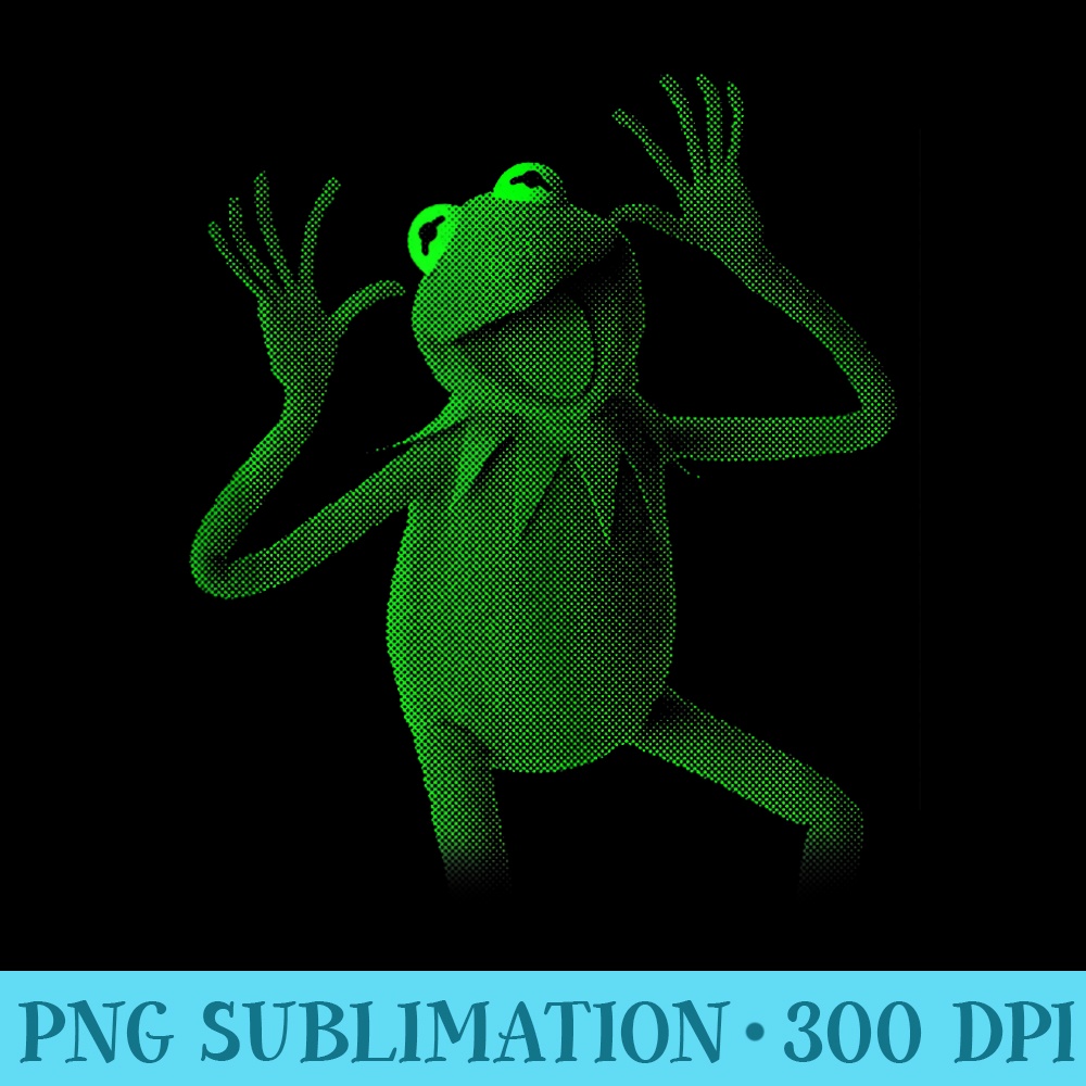 Disney The Muppets Retro Vintage Kermit Silly Frog Portrait | Inspire ...