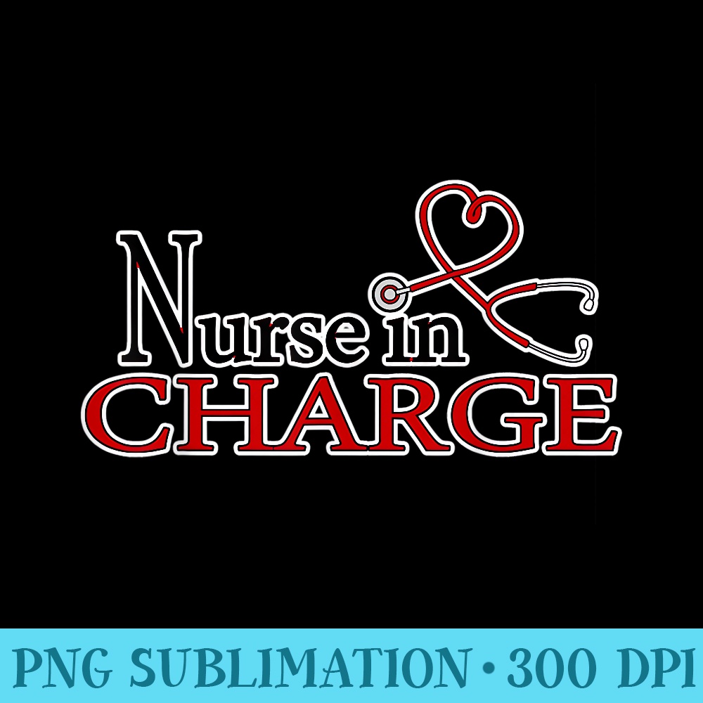 Nurse in Charge Red - PNG Illustration Download | Inspire Uplift