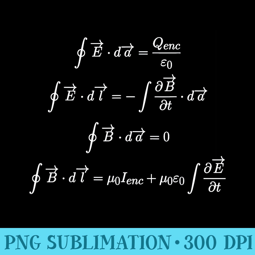 Maxwells Equations Integral Form Cool T s for Geeks - Exclus | Inspire ...