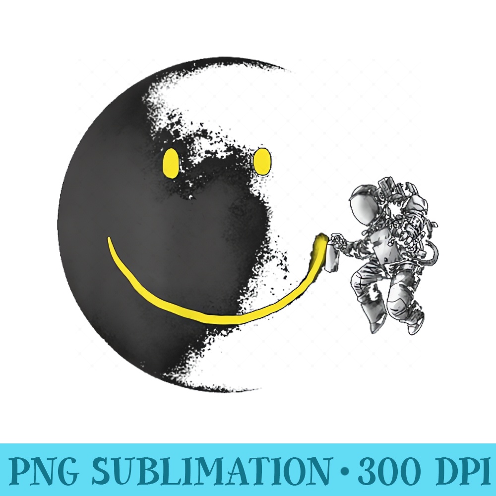 Make A Smile Face Astronaut Moon Spray Space Science Geeks - | Inspire ...