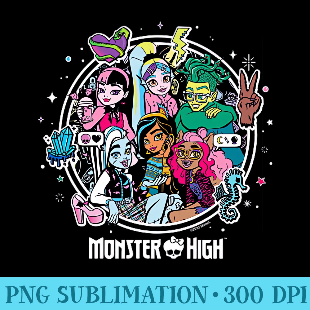 Monster High MH Students Group Premium - High Resolution PNG - Inspire ...