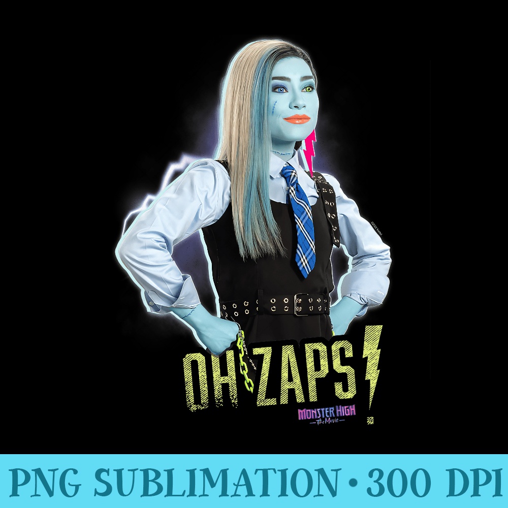 Monster High Frankie OH Zaps Premium - Transparent PNG Resou | Inspire ...