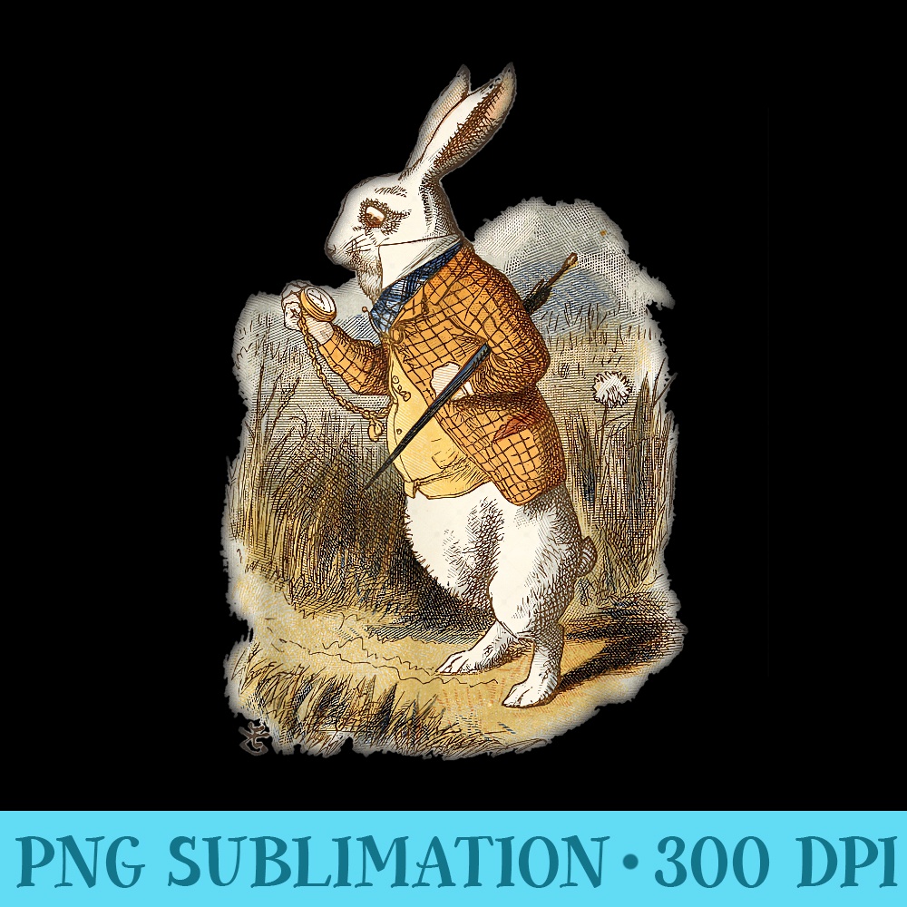 The White Rabbit Alice in Wonderland - Transparent PNG Artwo | Inspire ...