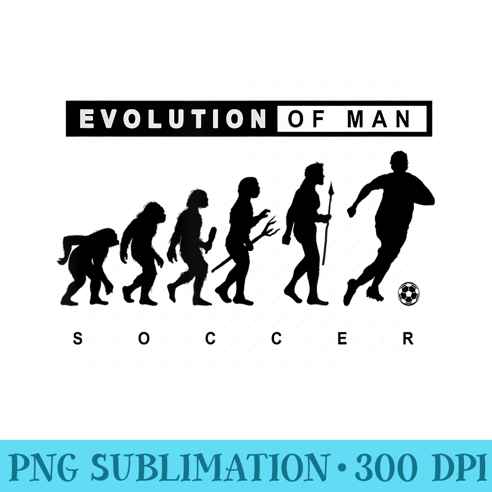 Soccer Game Player Funny Sports Evolution Stages Idea - High | Inspire ...
