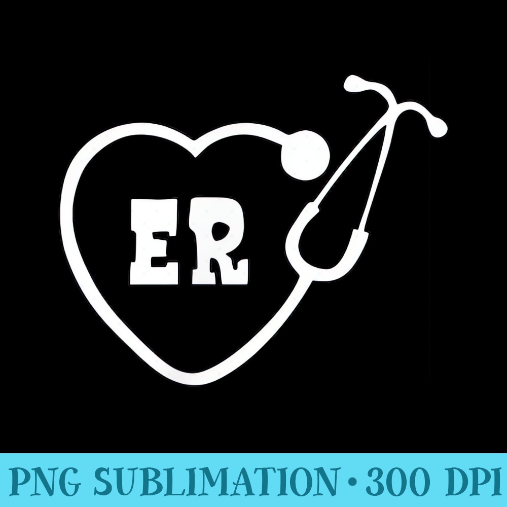 ER Nurse Logo T - Transparent PNG File | Inspire Uplift