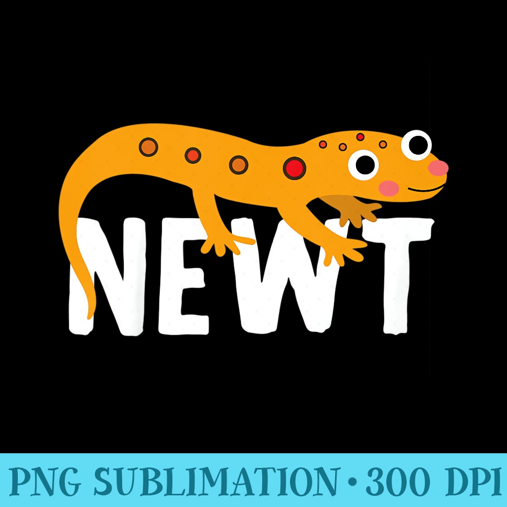 Newt For Or Girls Cute Newt - High Resolution PNG Resource - Inspire Uplift