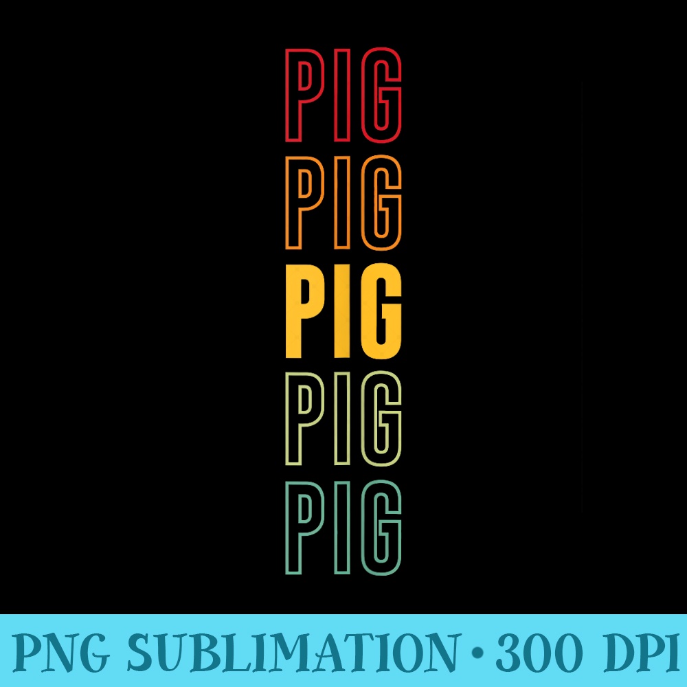 Pig Pride, Pig - Transparent PNG Mockup | Inspire Uplift