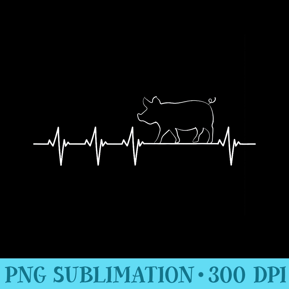 I Love My Pig Valve EKG Heartbeat Heart Patient - Download P | Inspire ...