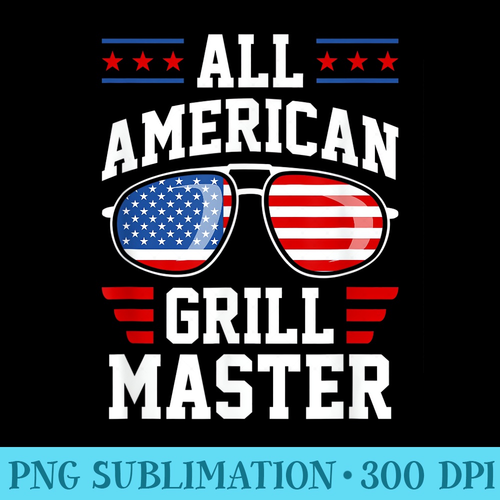 AllAmerican Grill Master USA American Flag Patriotic Dad - P | Inspire ...