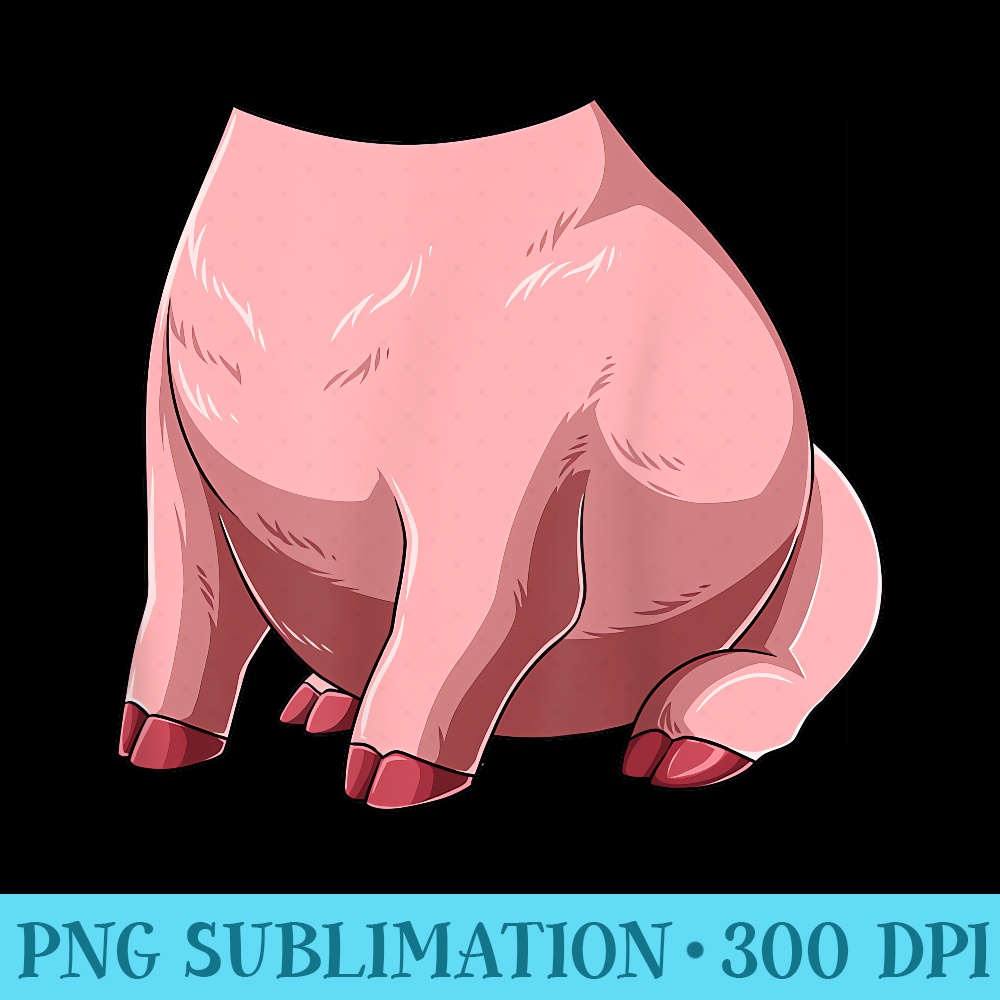 Easy Pig Pig Body Headless Pig - High Resolution PNG Artwork | Inspire ...