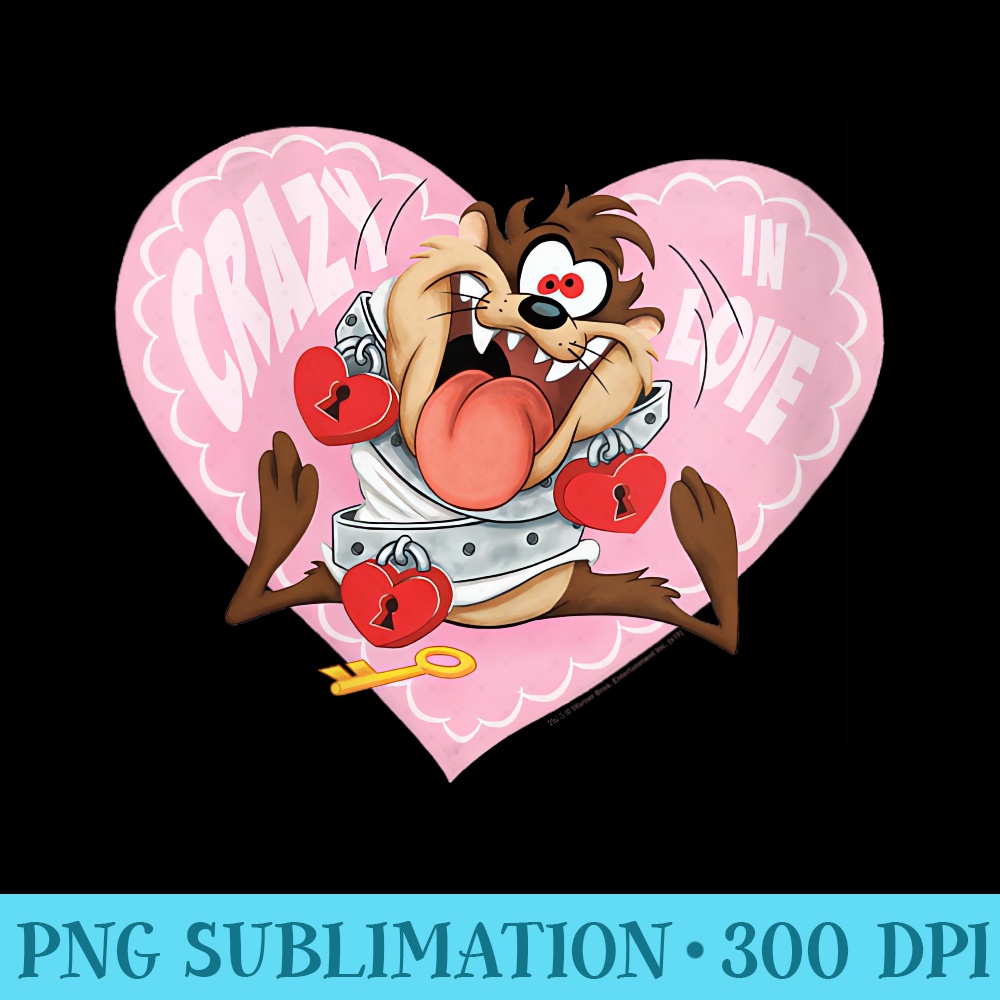 Looney Tunes Taz Crazy In Love Valentines Day - High Resolut | Inspire ...