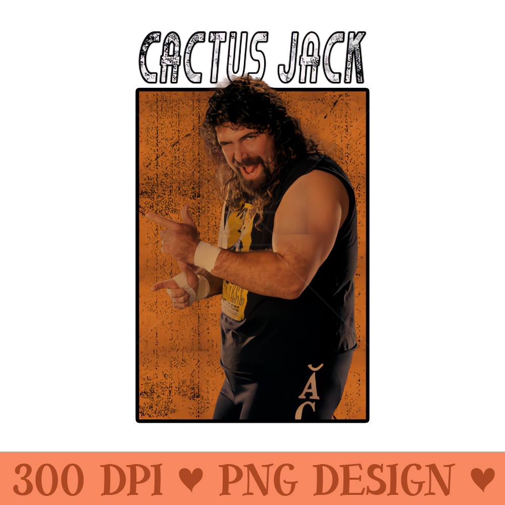 Vintage Wwe Cactus Jack - Transparent PNG download | Inspire Uplift