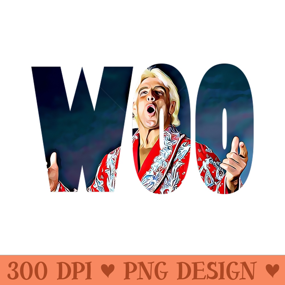 Ric Flair Woo - Sublimation graphics PNG | Inspire Uplift