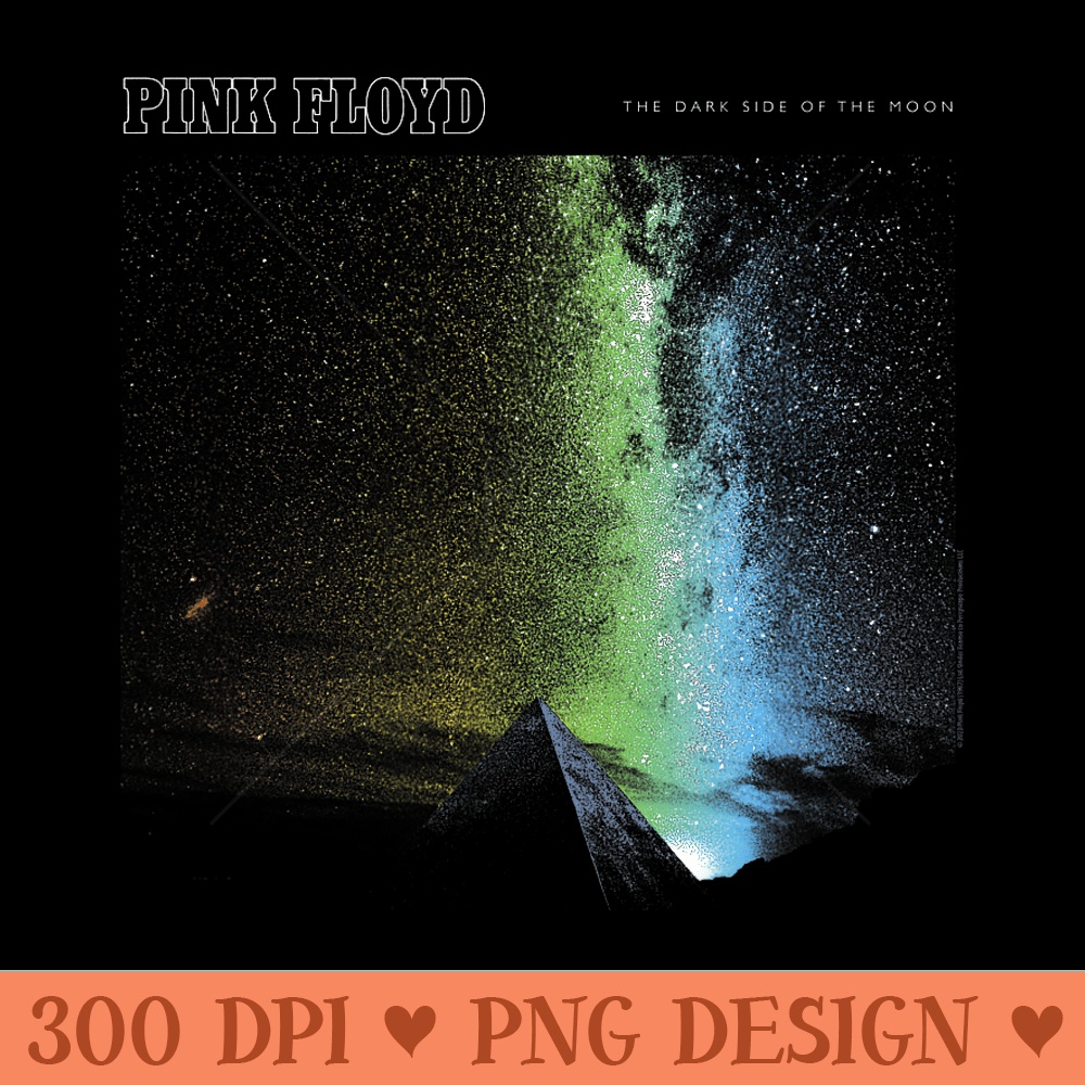 Pink Floyd The Dark Side of the Moon Pyramid with Prism Sky | Inspire ...