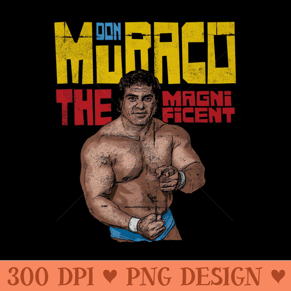 Don Muraco The Magnificent - High Quality PNG Files - Spice | Inspire Uplift
