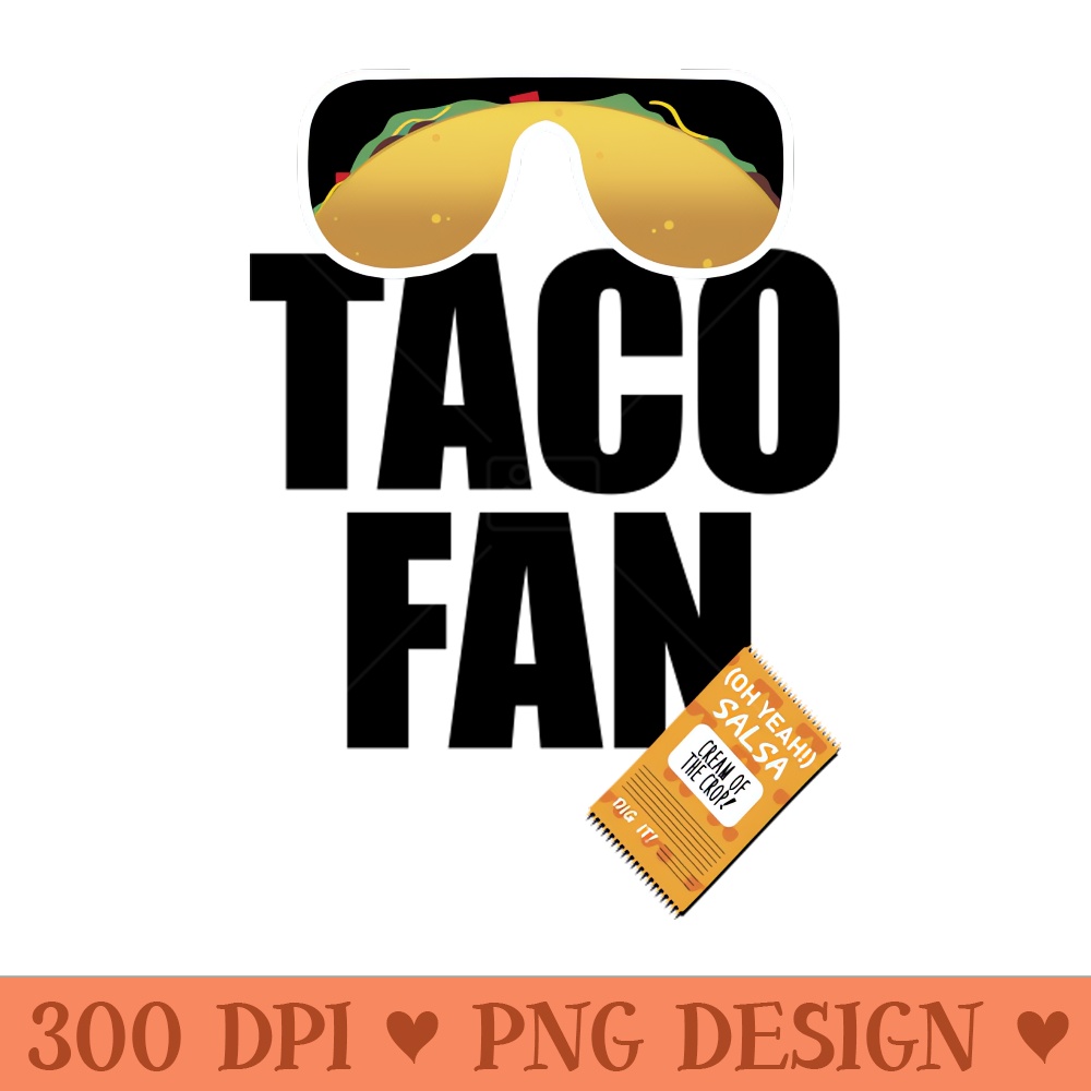 Taco Fan Macho Man Parody - Sublimation designs PNG - Instan | Inspire ...