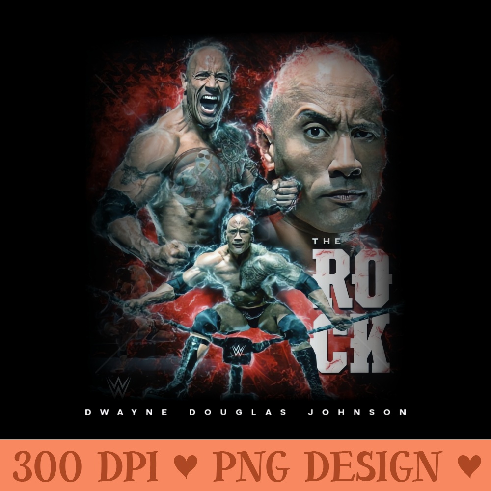 Wwe The Rock - Sublimation printables PNG download - Transfo | Inspire ...