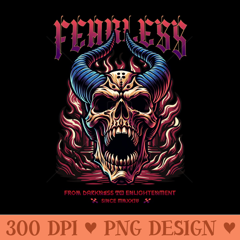FEARLESS - PNG design assets - Perfect for Personalization | Inspire Uplift