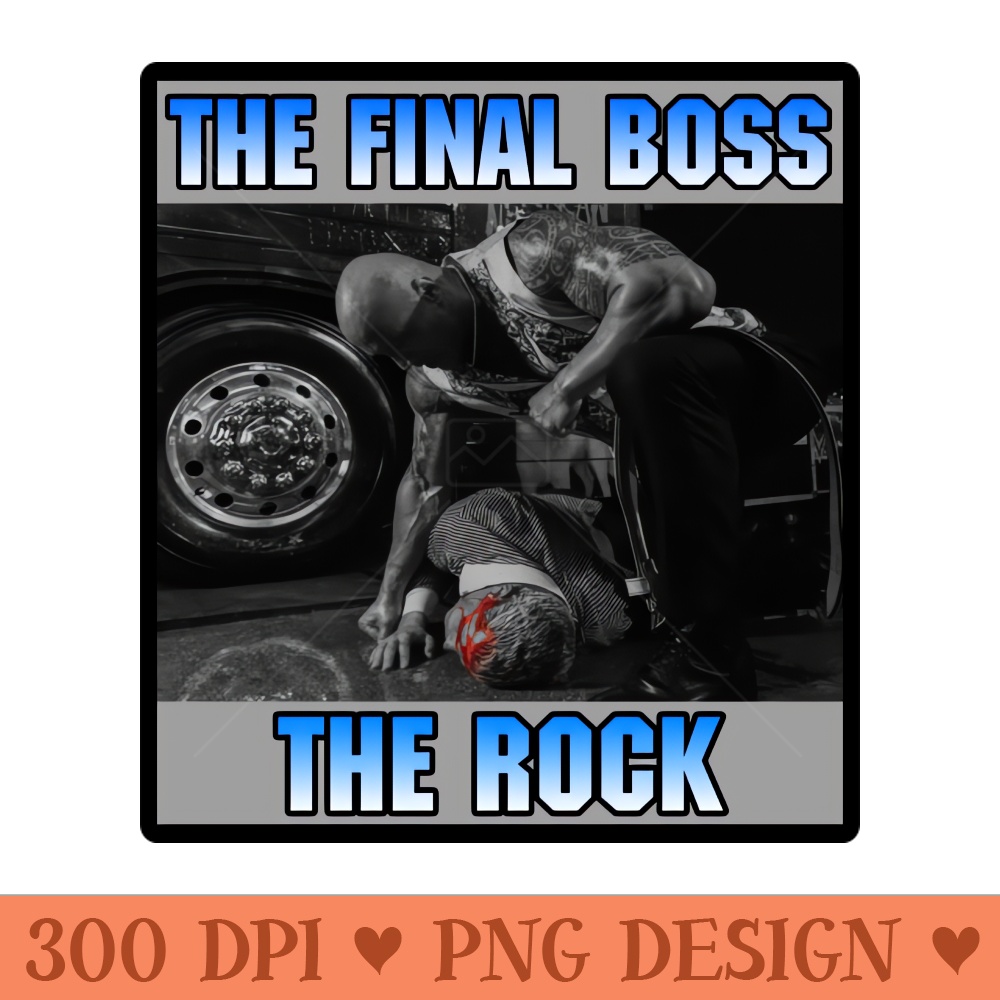 Final Boss - Sublimation images PNG download - Vibrant and E | Inspire ...