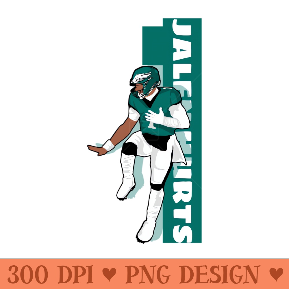 JALEN HURTS - Ready To Print PNG Designs - Unleash Your Crea | Inspire ...