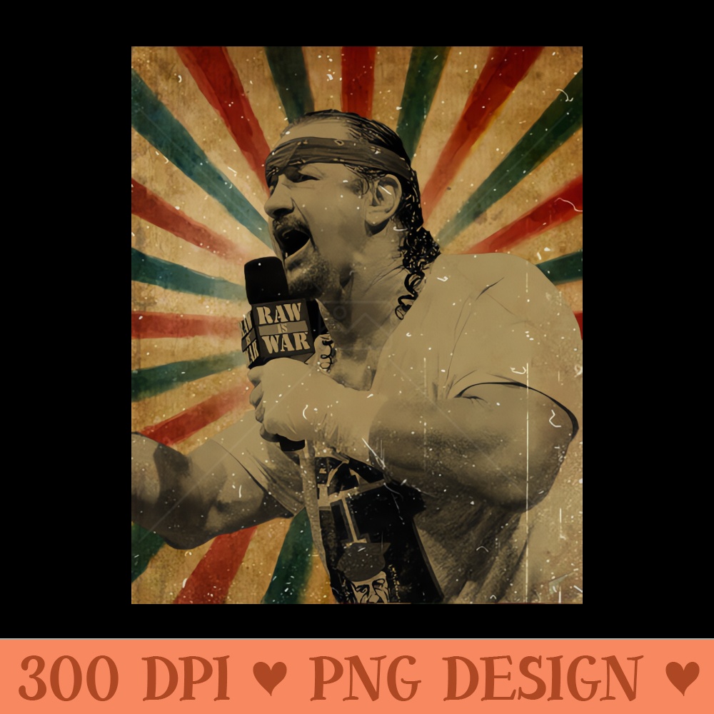 RIP Terry Funk Photo Vintage Retro Look Fan Design - Sublima | Inspire ...