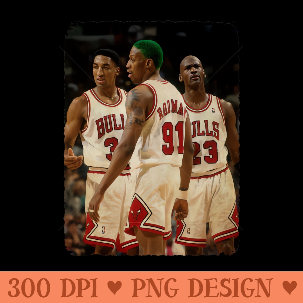The Big Three in Bulls Chicago - PNG Art Files - Boost Your | Inspire ...