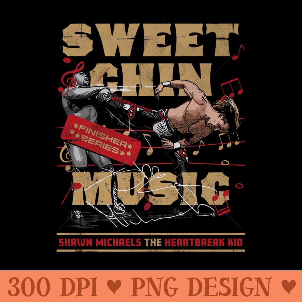 Shawn Michaels Sweet Chin Music - High Quality PNG files - B | Inspire ...