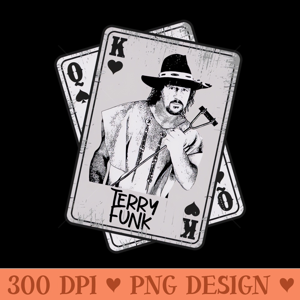 Retro Terry Funk Pro Wrestling Card STYLE - Unique Sublimati | Inspire ...