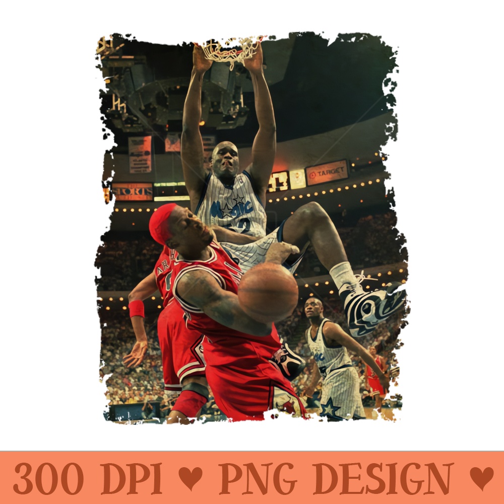 SHAQ ATTACK - Sublimation artwork PNG download - Perfect for | Inspire ...