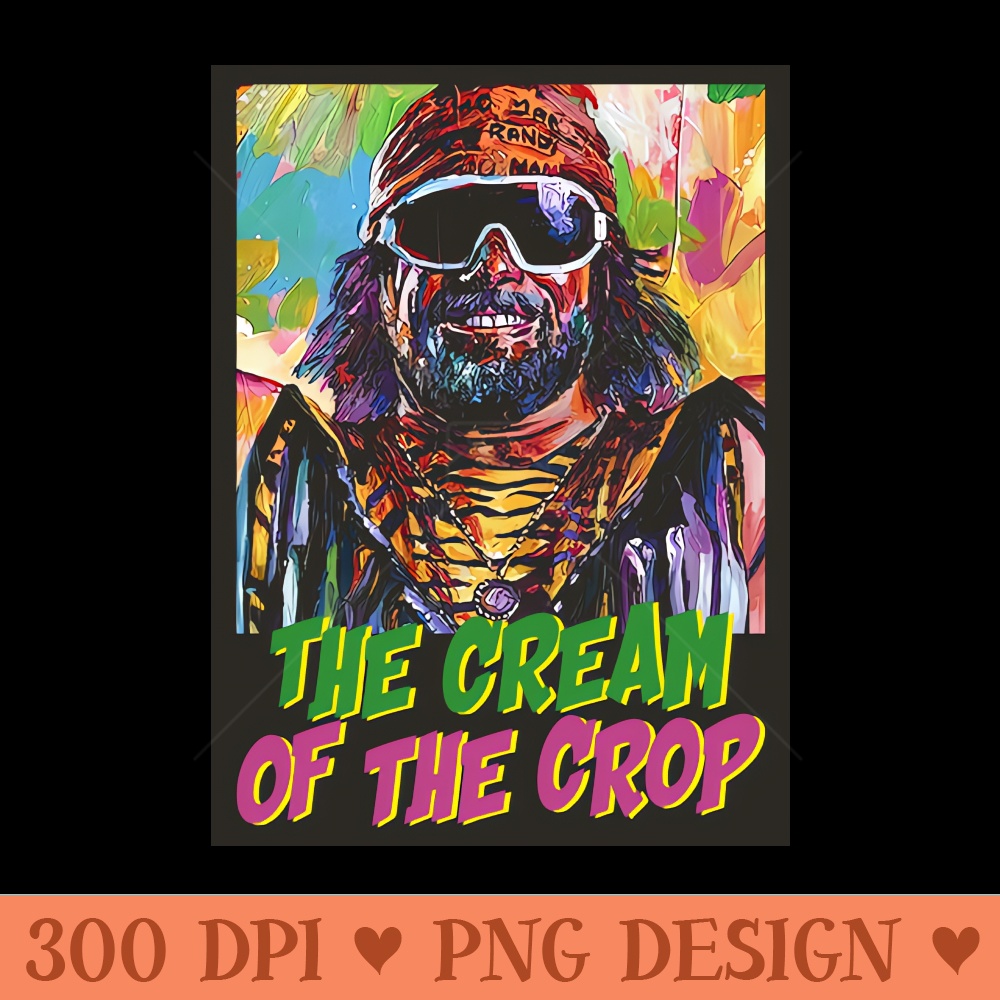 MACHO MAN THE CREAM OF THE CROP PAINTING - Download PNG imag | Inspire Uplift
