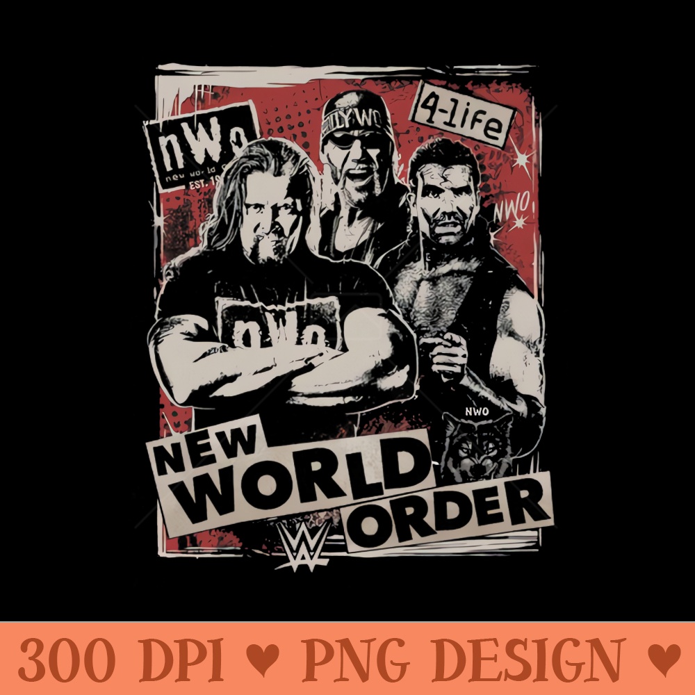 nWo 4 Life - Sublimation designs PNG - Instant Access To Dow | Inspire ...