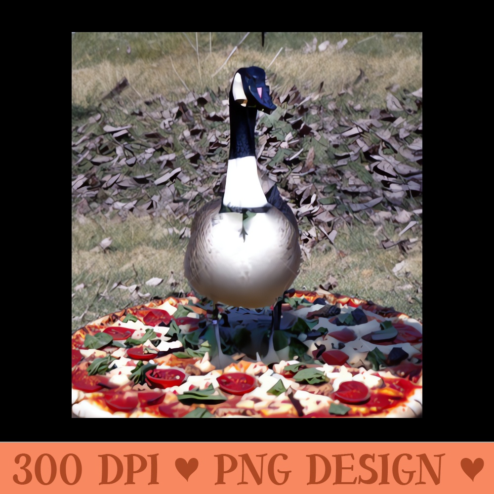 goose on top of pizza - PNG Download - Unleash Your Creativi | Inspire ...