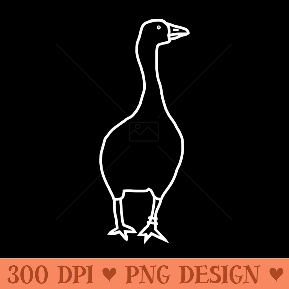 Minimal Ghost Goose - PNG design downloads - Lifetime Access | Inspire ...