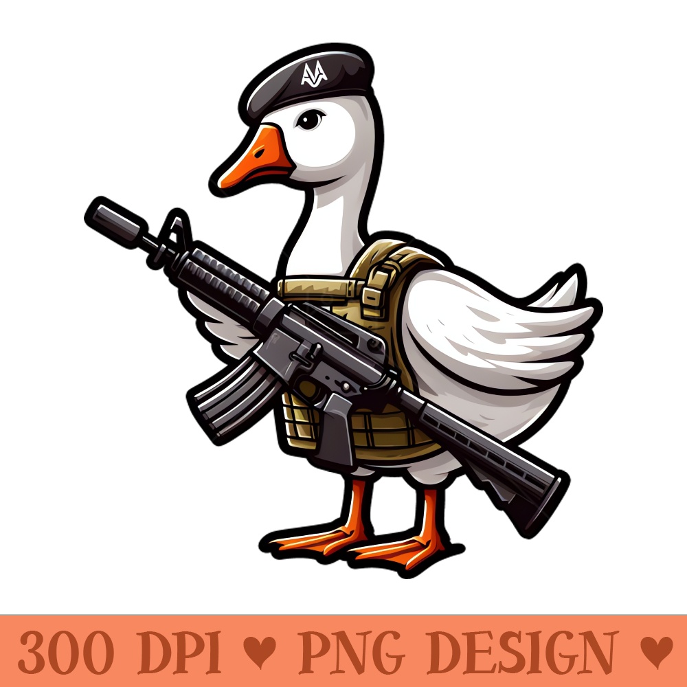 Tactical Goose - Sublimation designs PNG - Lifetime Access T | Inspire ...