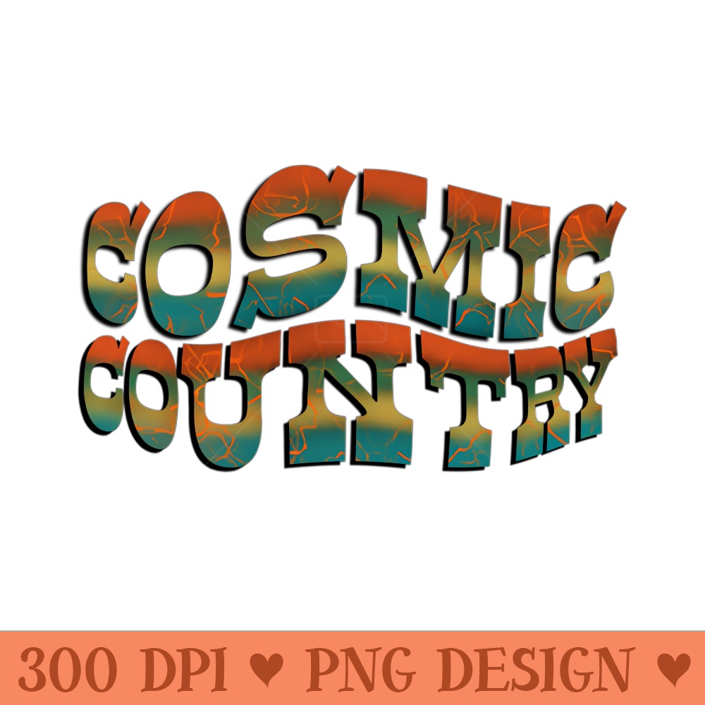 Cosmic Country - Sublimation images PNG download - Unleash Y | Inspire ...