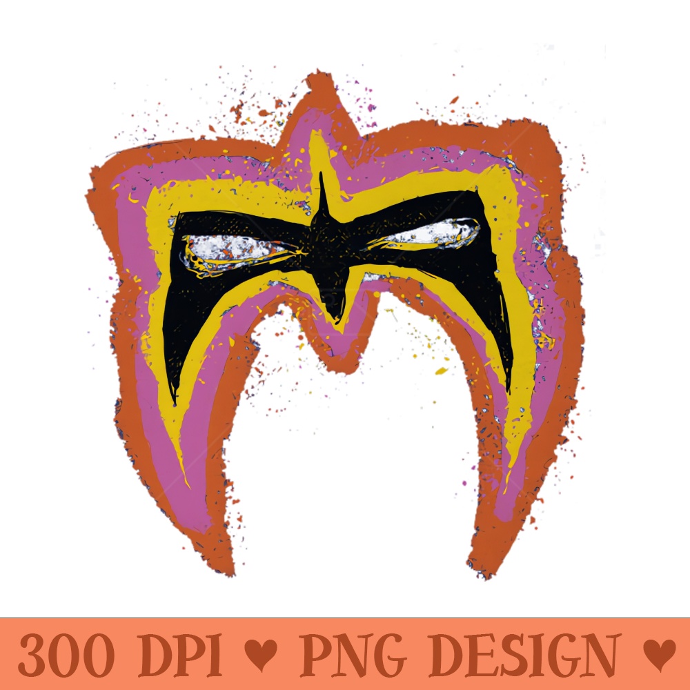 Ultimate Warrior Face Paint - Sublimation PNG download - Enh | Inspire Uplift