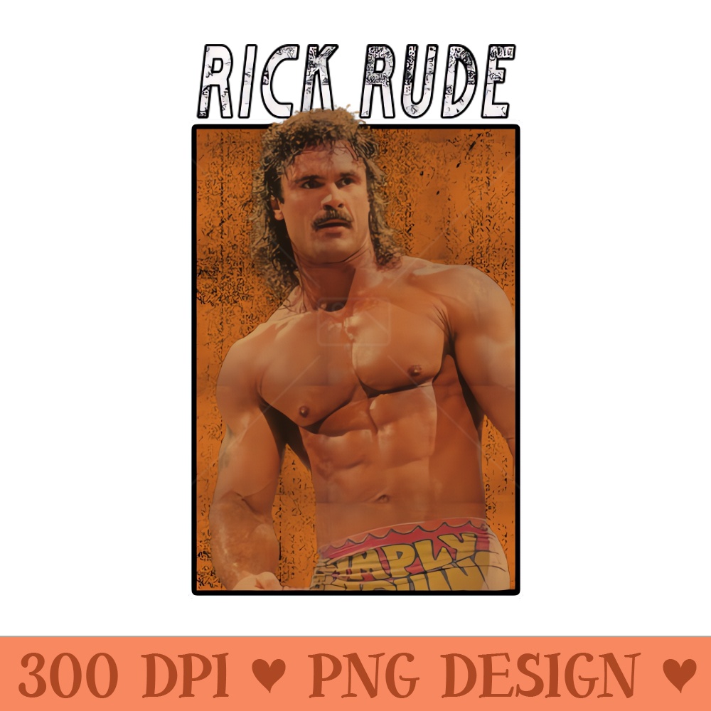 Vintage Wwe Rick Rude - PNG Clipart Download - Revolutionize | Inspire ...