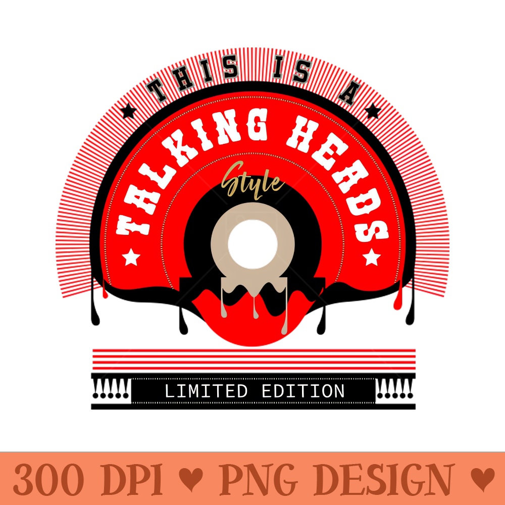 Talking Heads Name Style - High resolution PNG download - Cr | Inspire ...