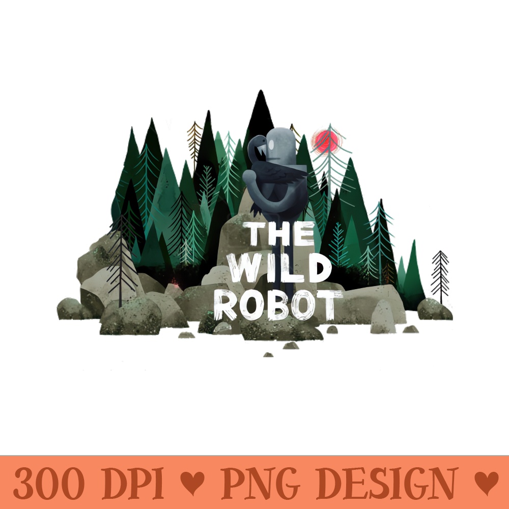 The Wild Robot - Printable PNG Images - Eco Friendly And Sus | Inspire ...