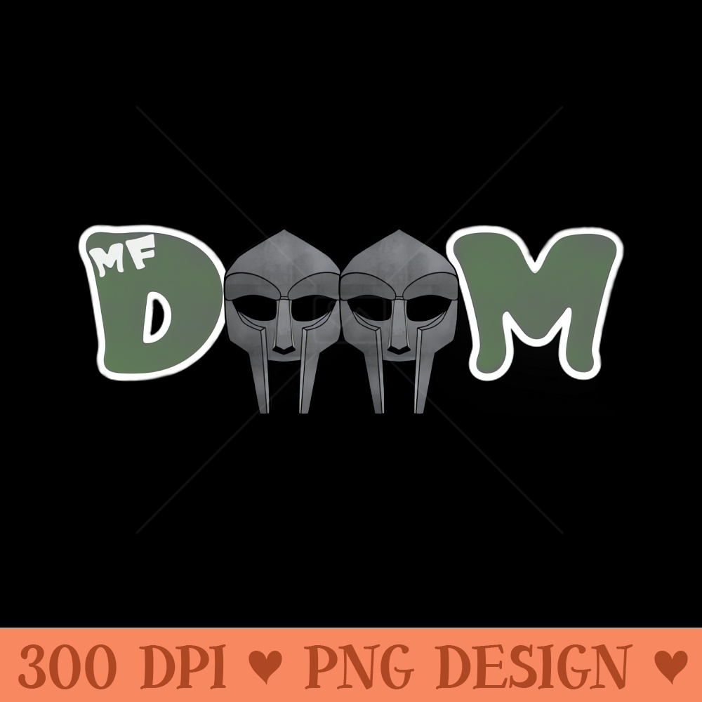 MF Doom - PNG Sublimation - Download right away | Inspire Uplift