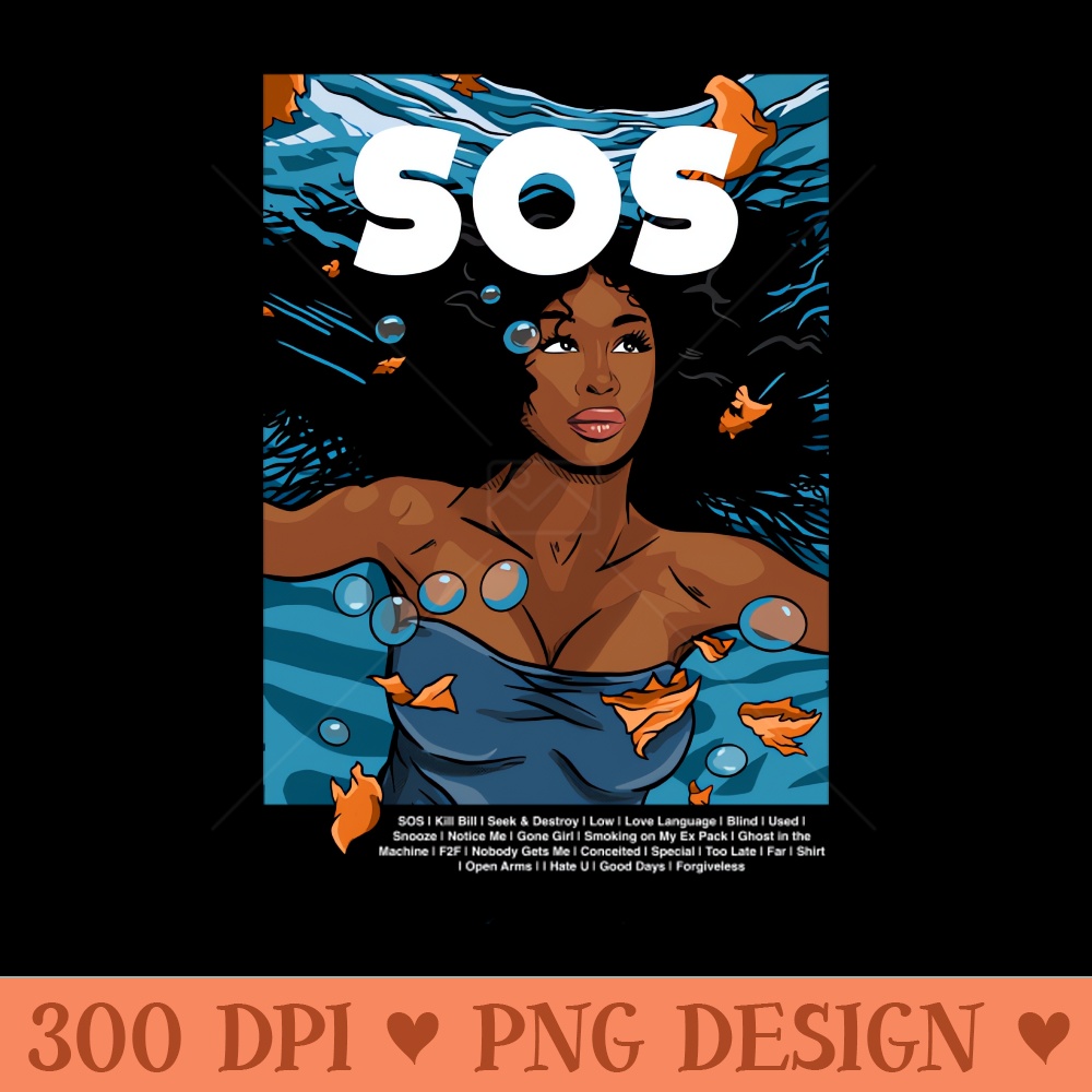 SOS - Printable PNG Graphics - Download immediately | Inspire Uplift