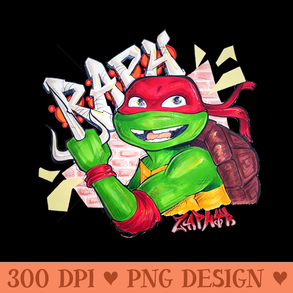 Mutant Mayhem Raphael - Printable PNG Graphics - Download in | Inspire ...