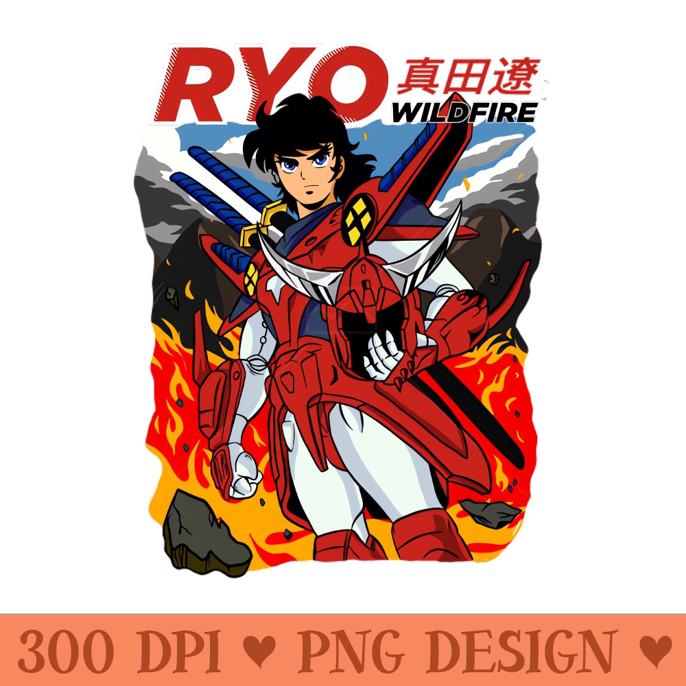 Ryo of the Wildfire - High resolution PNG download - Instant | Inspire ...