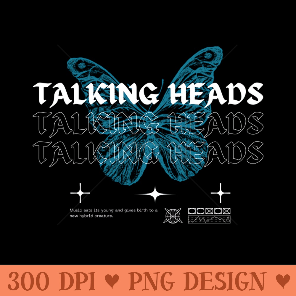 Talking Heads Butterfly - High resolution PNG download - Enh | Inspire ...