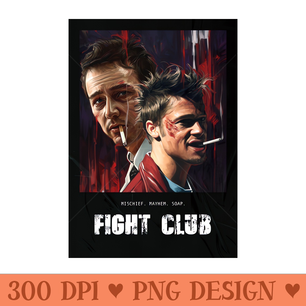 Fight Club - Sublimation templates PNG - Download right away - Inspire ...