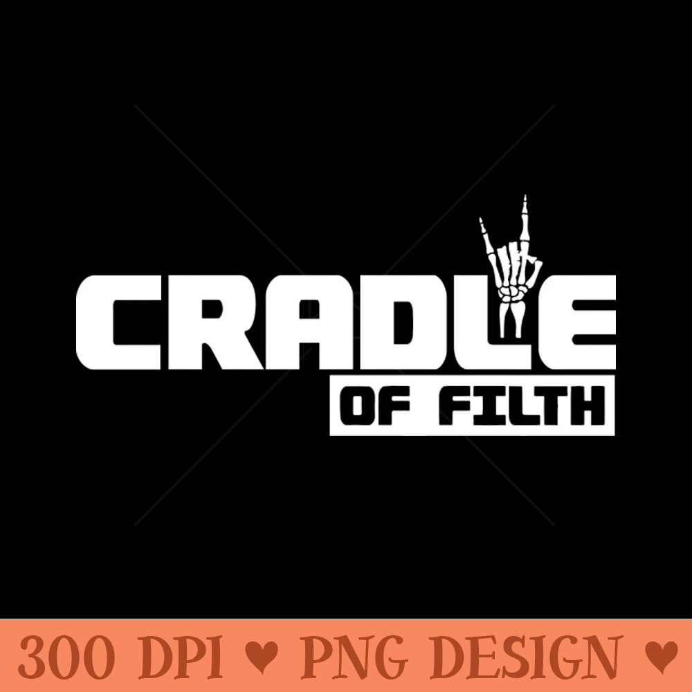 Cradle of Filth - PNG Sublimation - Download right away | Inspire Uplift