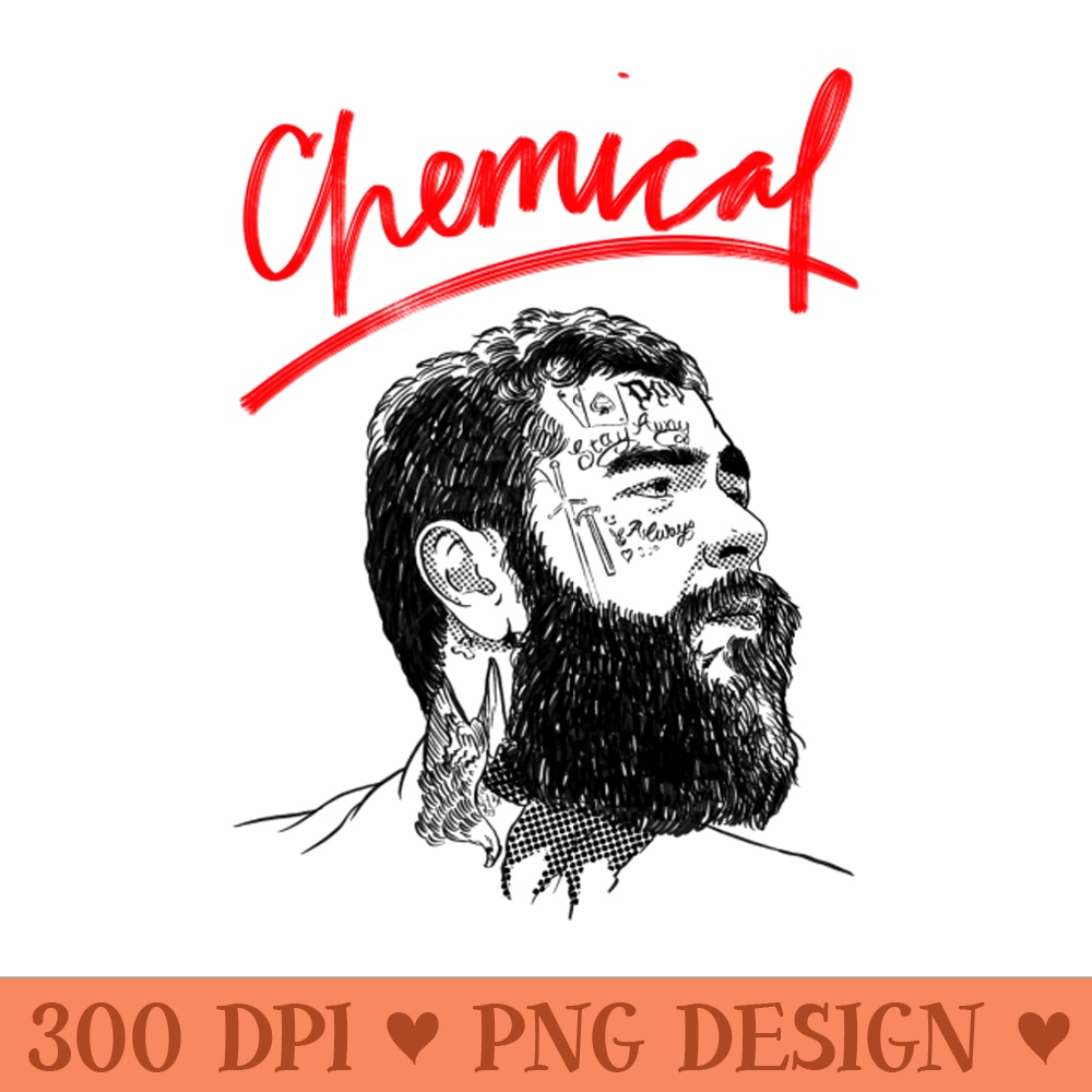 Post Malone - Modern PNG designs - Fast download | Inspire Uplift